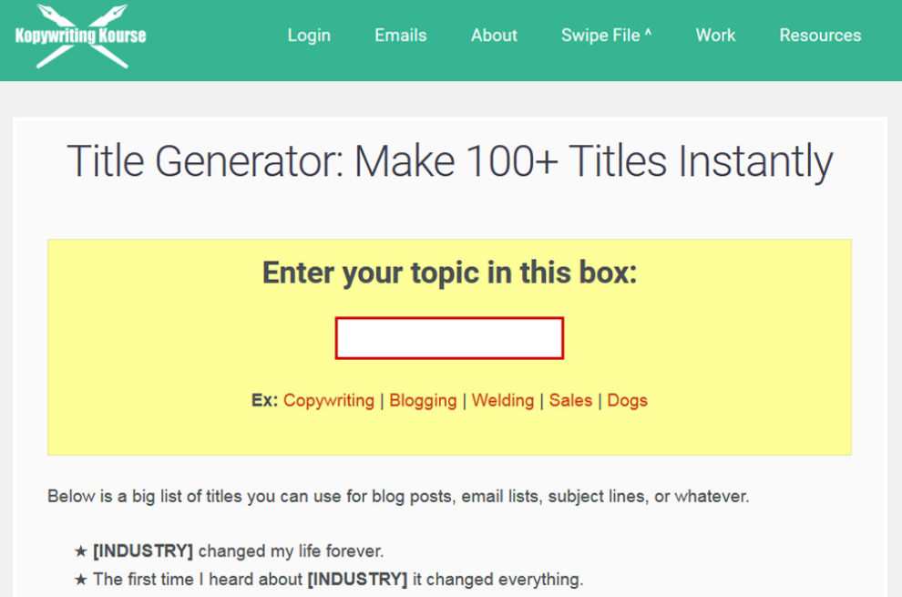 20 Best Blog Title Generator Tools in 2020 - Article Title Generator Tools